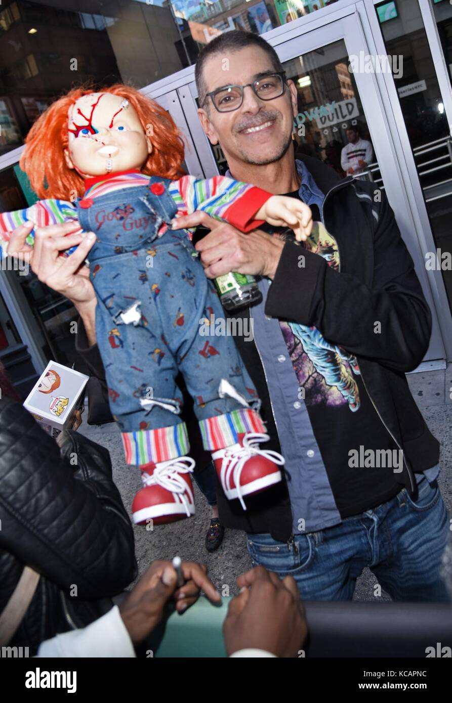New York, NY, USA. 3rd Oct, 2017. Don Mancini, seen at AOL BUILD to ...