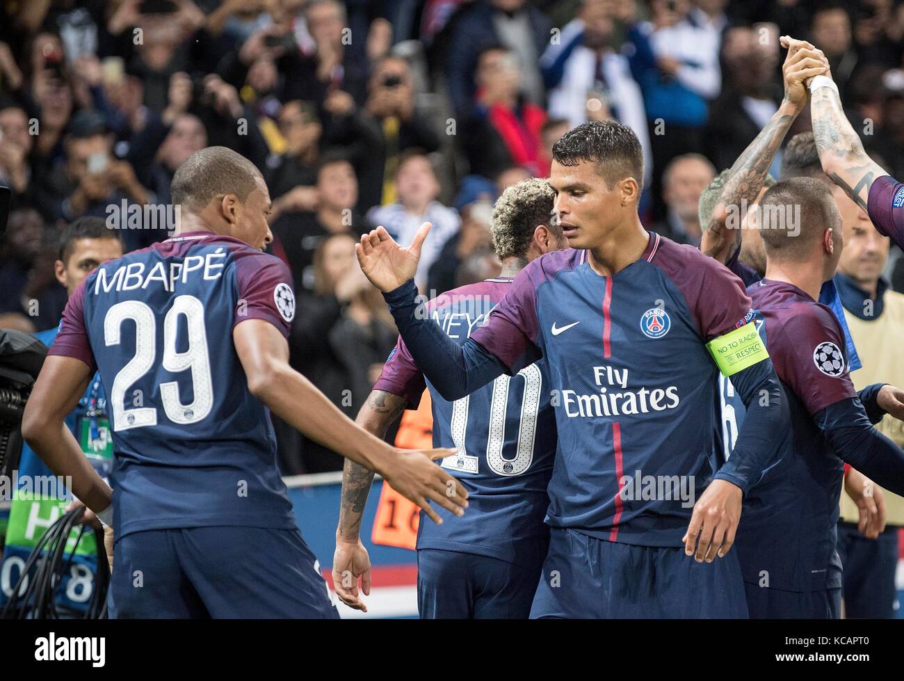 Paris, Frankreich. 27th Sep, 2017. jubilation Paris after dem goal zum ...