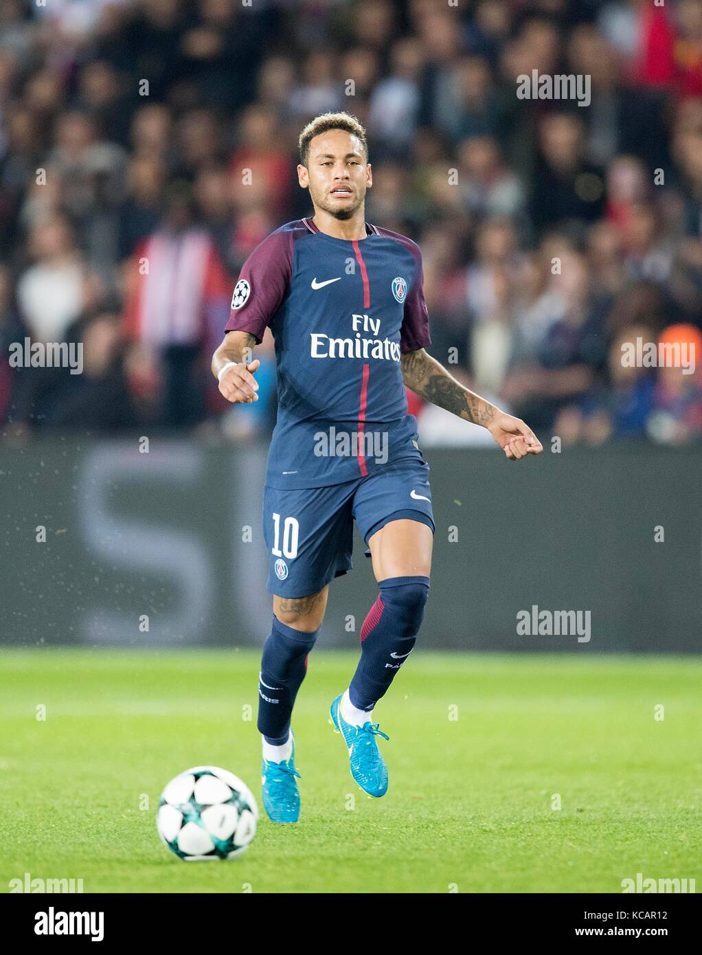 NEYMAR (Paris), Aktion, Fussball Champions League, Vorrunde 2. Spieltag ...