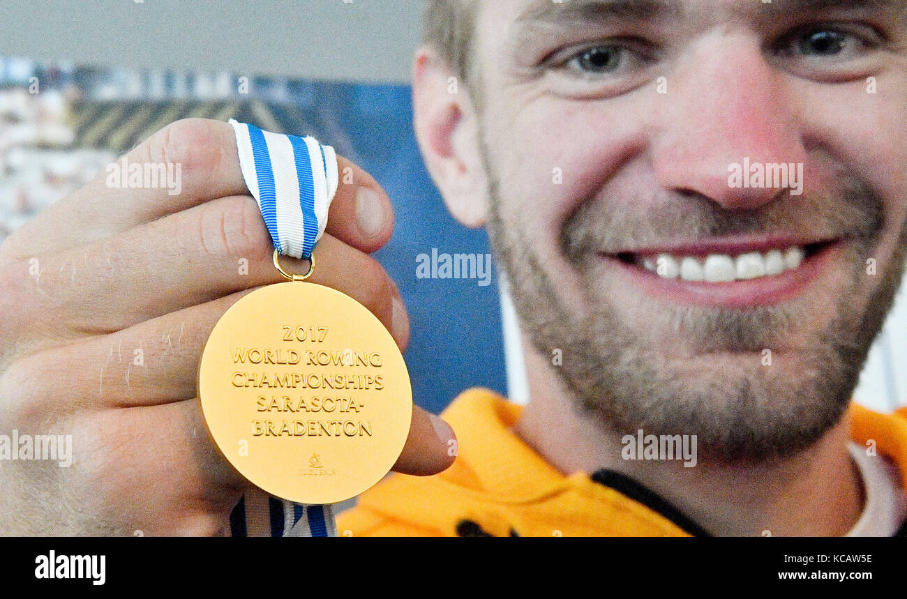 Prague, Czech Republic. 04th Oct, 2017. World Champion Ondrej Synek of ...