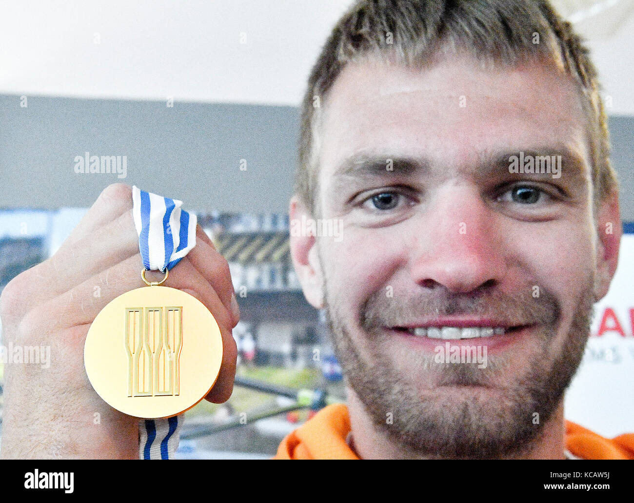 Prague, Czech Republic. 04th Oct, 2017. World Champion Ondrej Synek of ...