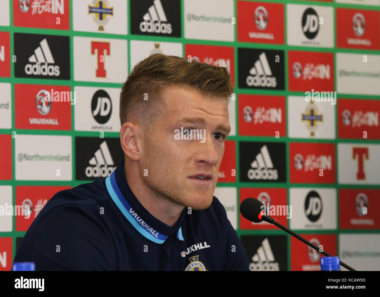 Belfast, Northern Ireland. 4th Oct, 2017. National Football Stadium at ...