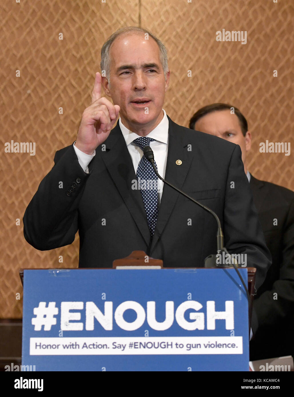 United States Senator Bob Casey (Democrat of Pennsylvania) makes ...
