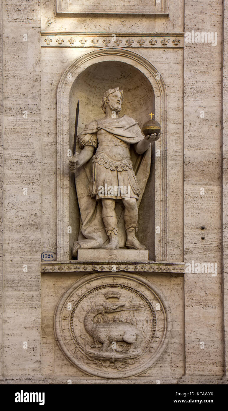 Church of St. Louis of the French - Sculpture Stock Photo - Alamy