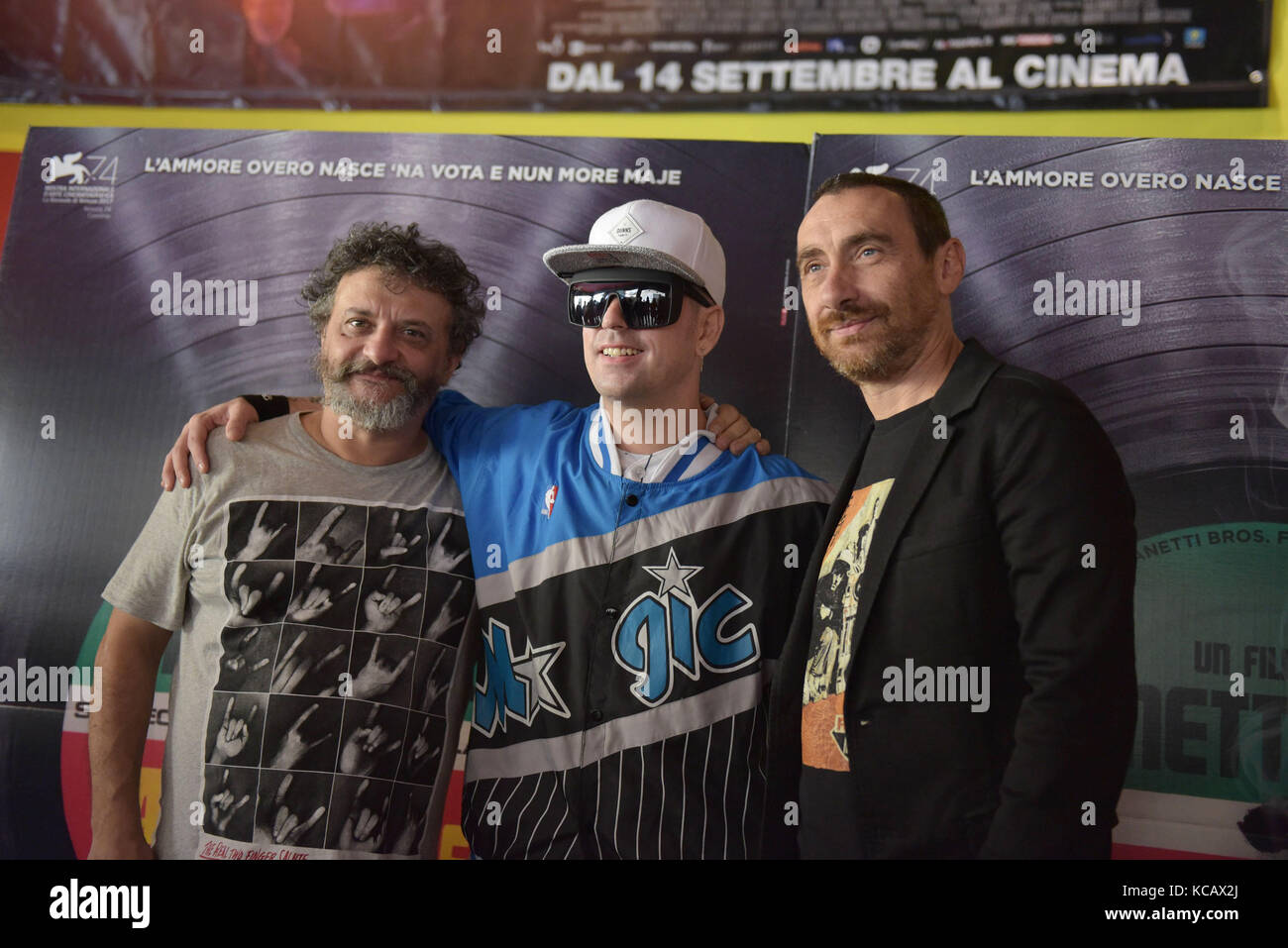 Napoli, Italy. 03rd Oct, 2017. Ivan Granatino with Manetti Bros ...