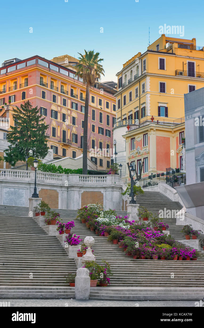 The Spanish Steps in Rome. Italy Stock Photo - Alamy