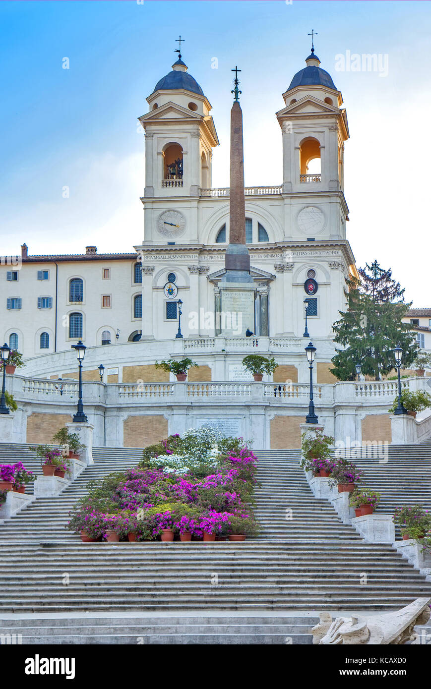 The Spanish Steps in Rome. Italy Stock Photo - Alamy