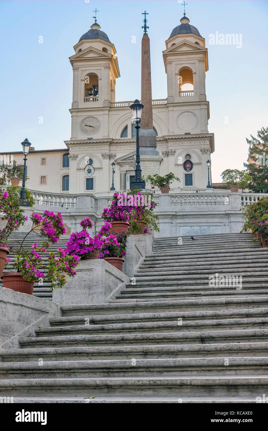 The Spanish Steps in Rome. Italy Stock Photo - Alamy