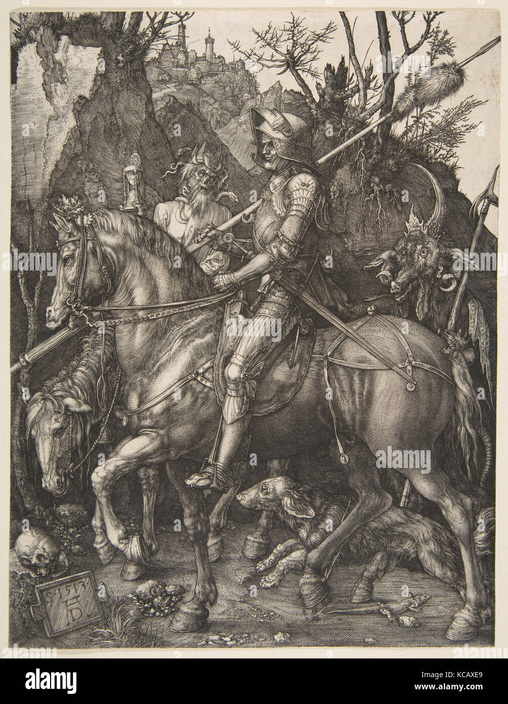 Knight, Death, and the Devil, 1513, Engraving, sheet: 9 5/8 x 7 1/2 in ...