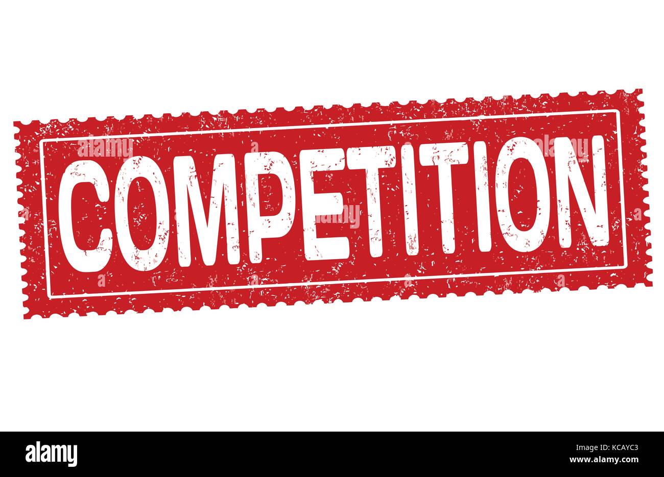 Competition grunge rubber stamp on white background, vector ...