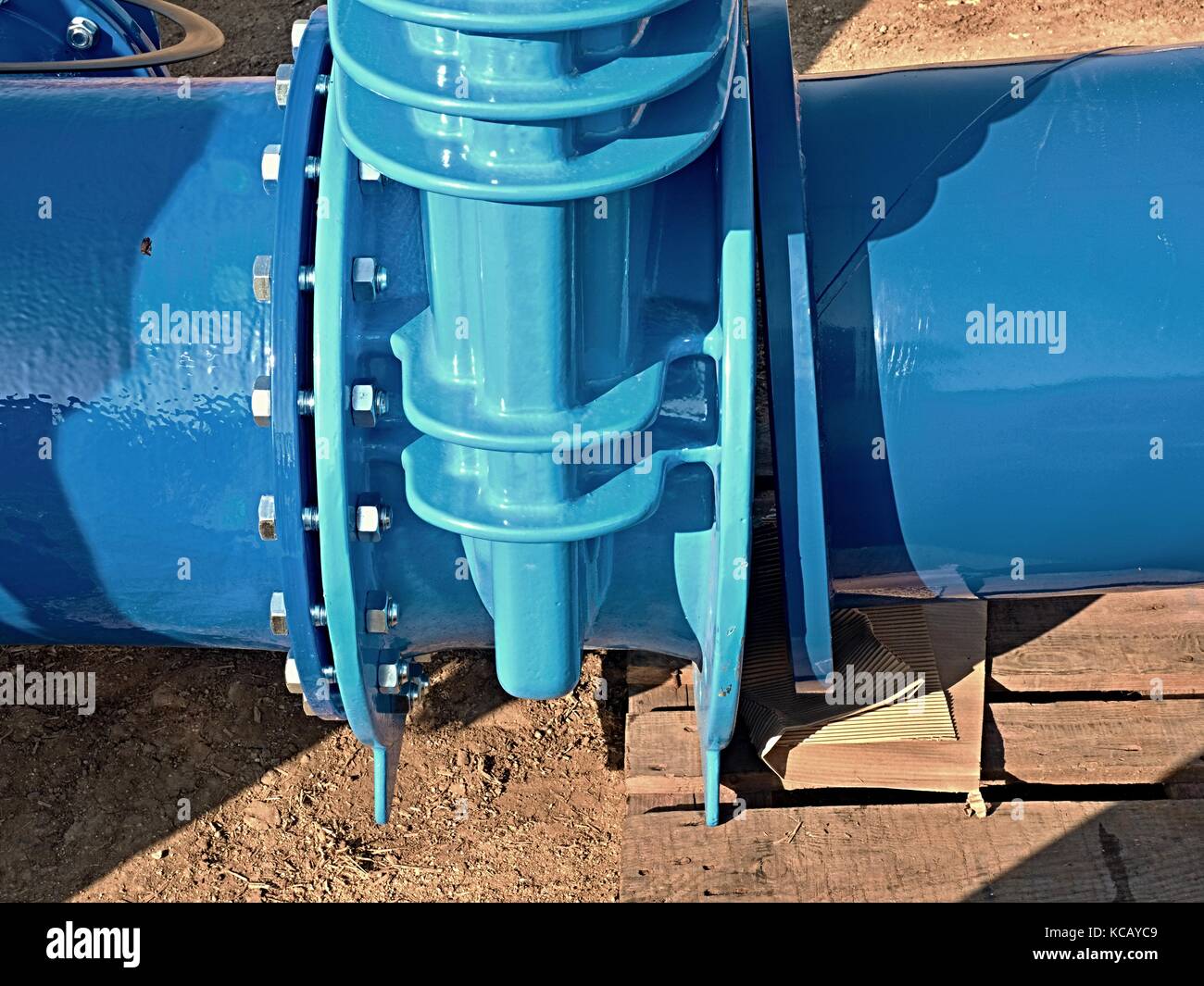 500mm big new drink water Gate valve joint with screws and nuts to pipe ...