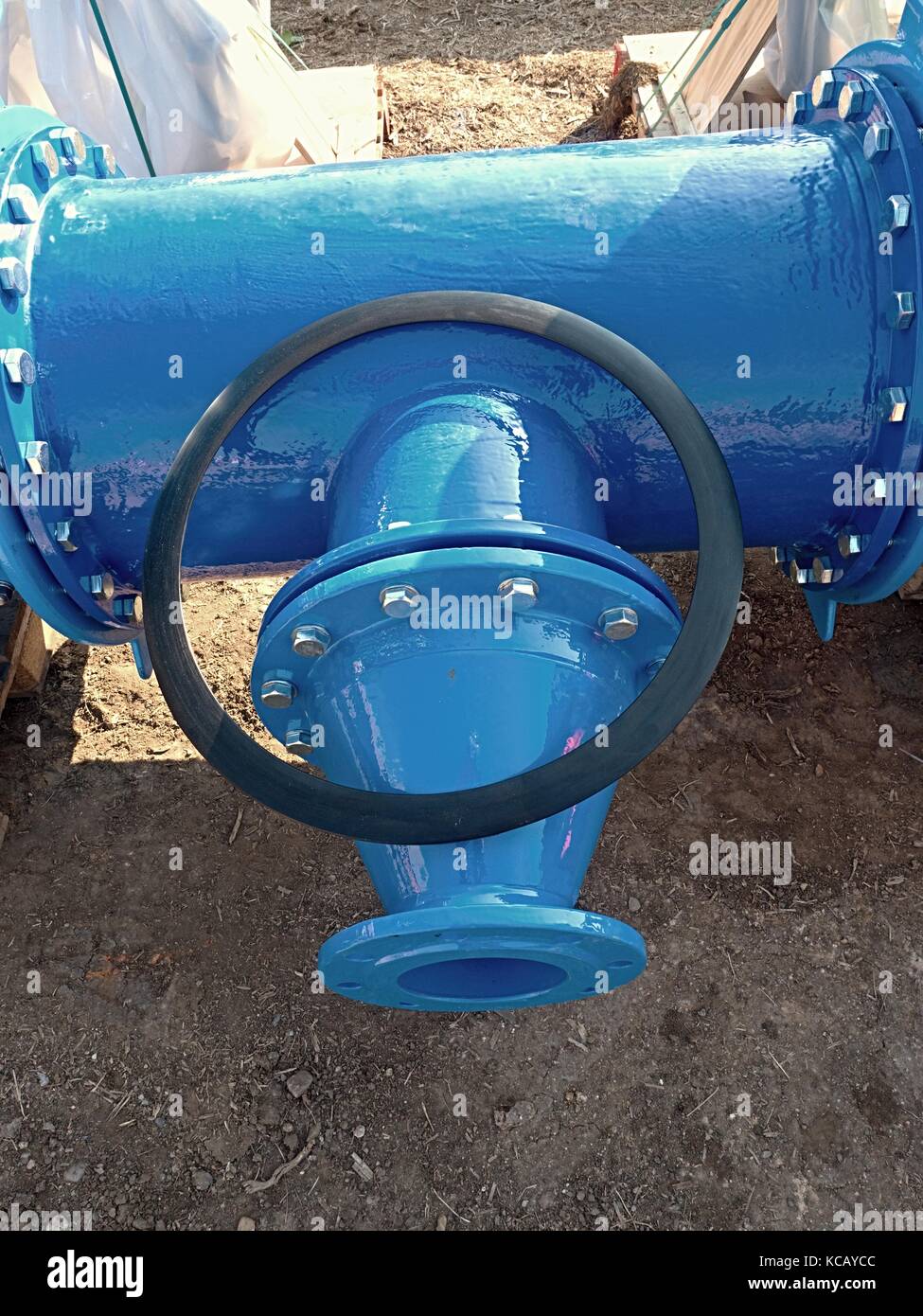 500mm drink water pipe joint with reduction member to 150 mm unit by ...