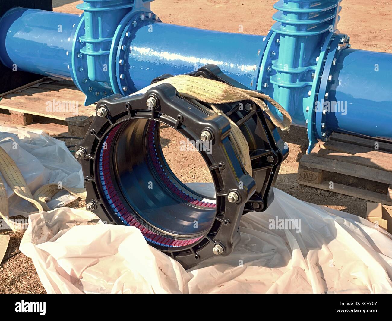 500mm new black axe joint unit. 500 mm drink water Gate valve joint ...