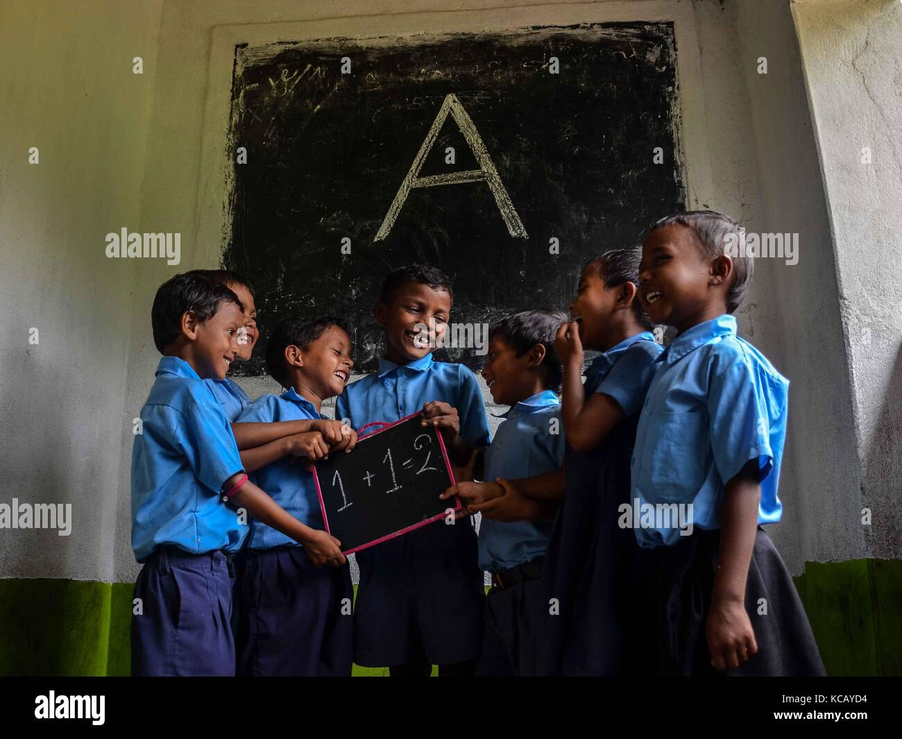 Education Brings Happiness Stock Photo - Alamy