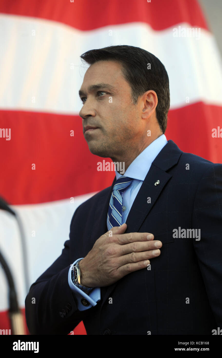 NEW YORK, NY - OCTOBER 01: Former Representative Michael Grimm, a ...