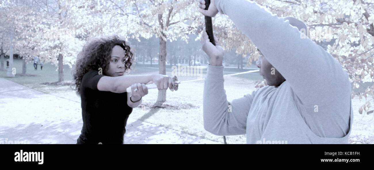 CRASHING DARKNESS, l-r: Anita Nicole Brown, Nathyn Masters, (aka Nathyn ...