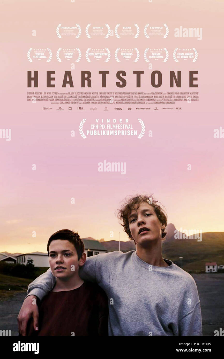 HEARTSTONE, (aka HJARTASTEINN), poster, from left, Baldur Einarsson ...