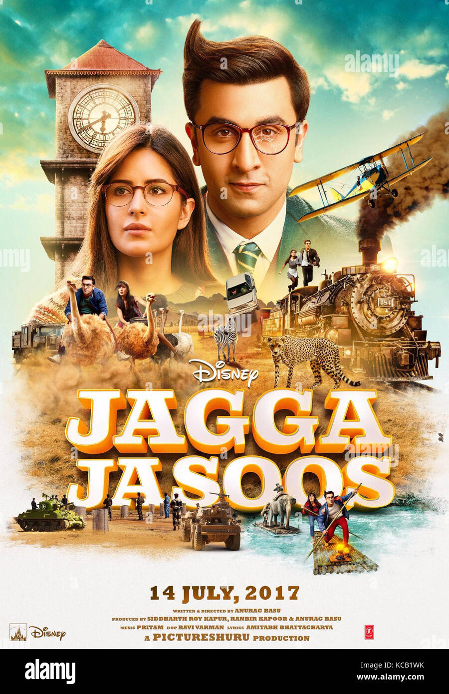 JAGGA JASOOS, poster, from left: Katrina Kaif, Ranbir Kapoor, 2017 ... JAGGA JASOOS, poster, from left: Katrina Kaif, Ranbir Kapoor, 2017 ...