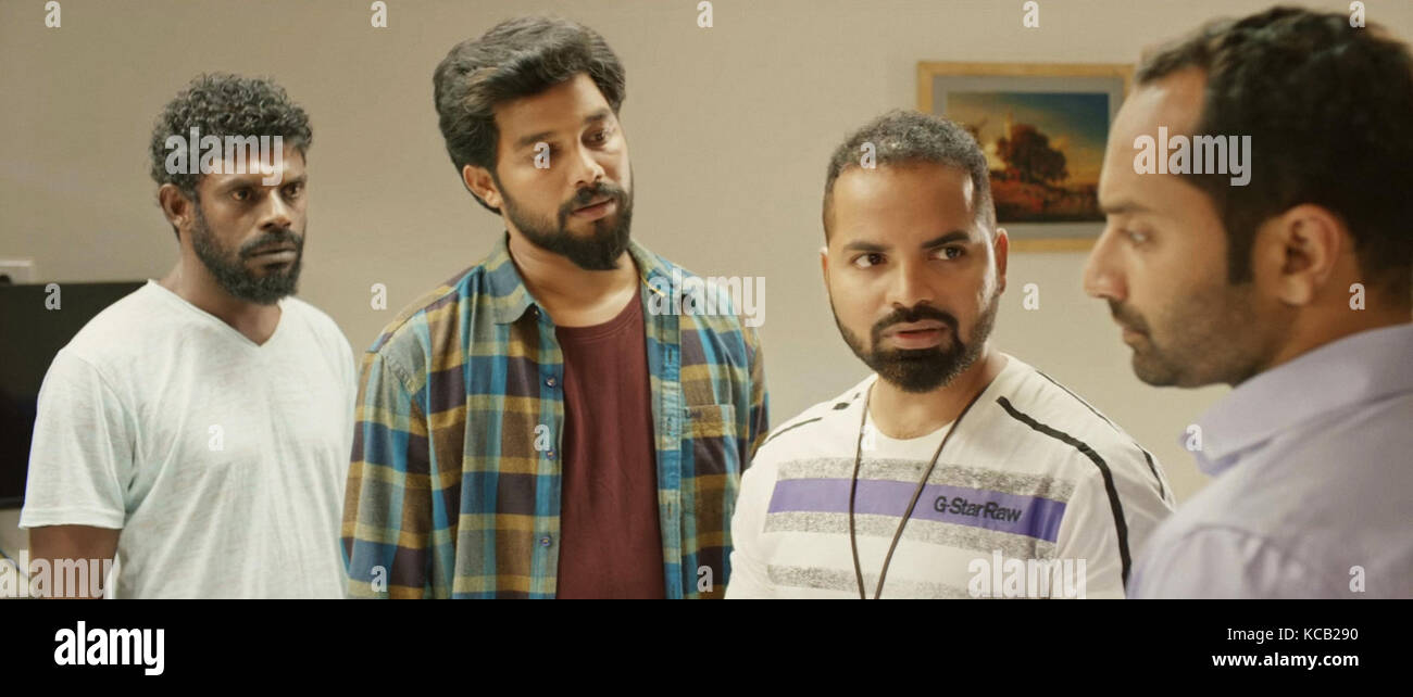 ROLE MODELS, from left: Vinayakan, Sharafudheen, Vinay Forrt, Fahadh ...