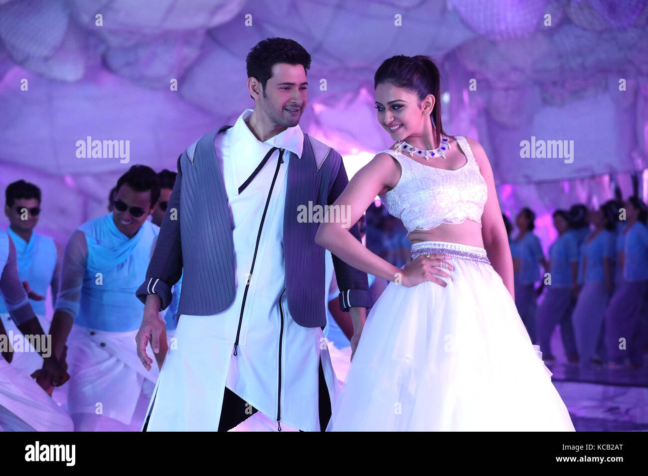 SPYDER, from left, Mahesh Babu, Rakul Preet Singh, 2017. ©Reliance ...