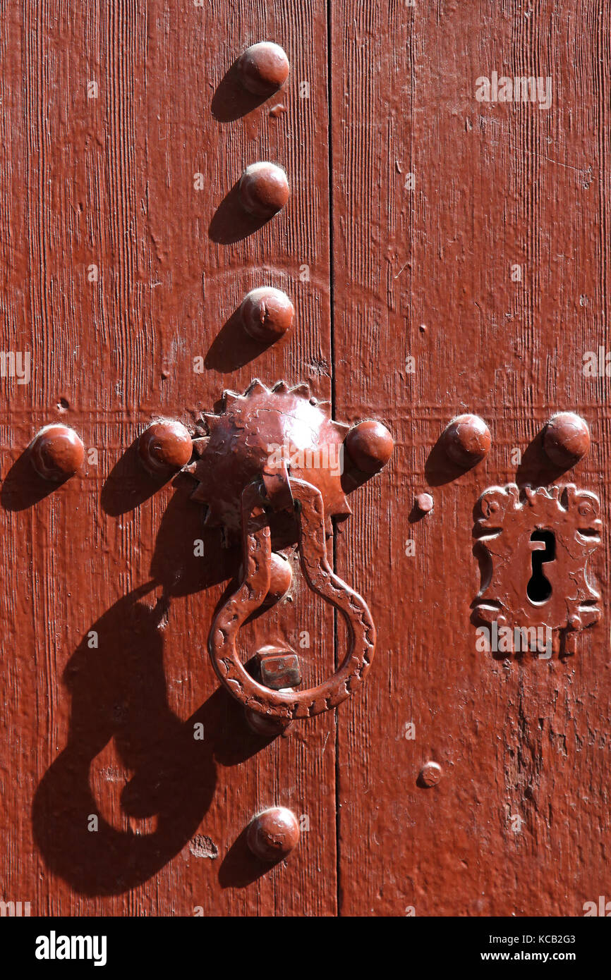Moroccan locks and knockers Stock Photo - Alamy