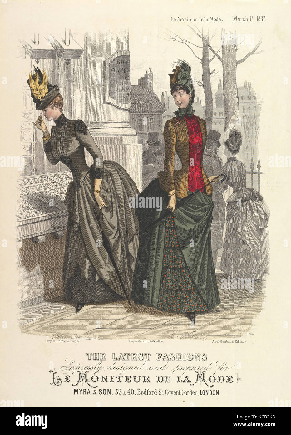 The Latest Fashions, Expressly Designed and Prepared for Le Moniteur de ...
