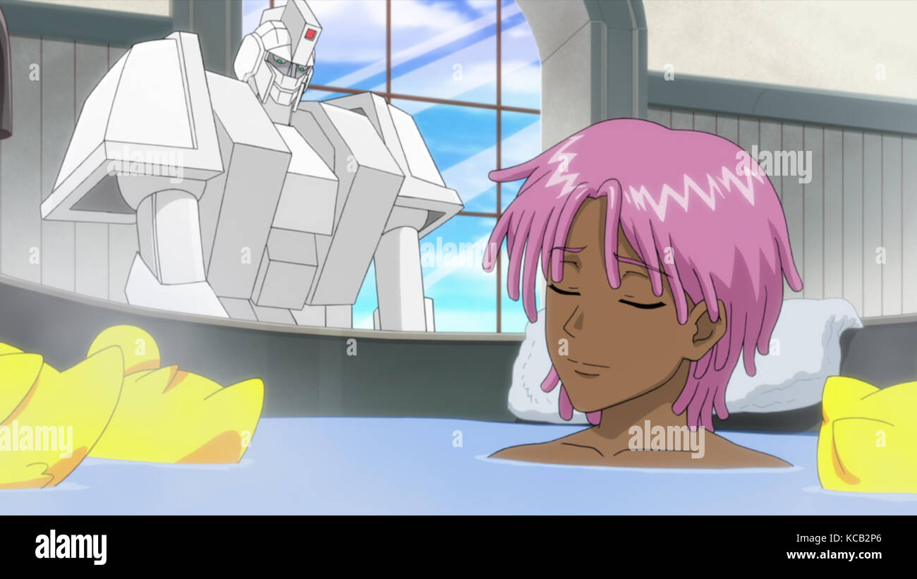 NEO YOKIO, l-r: Charles (voice: Jude Law), Kaz Kaan (voice: Jaden Smith ...