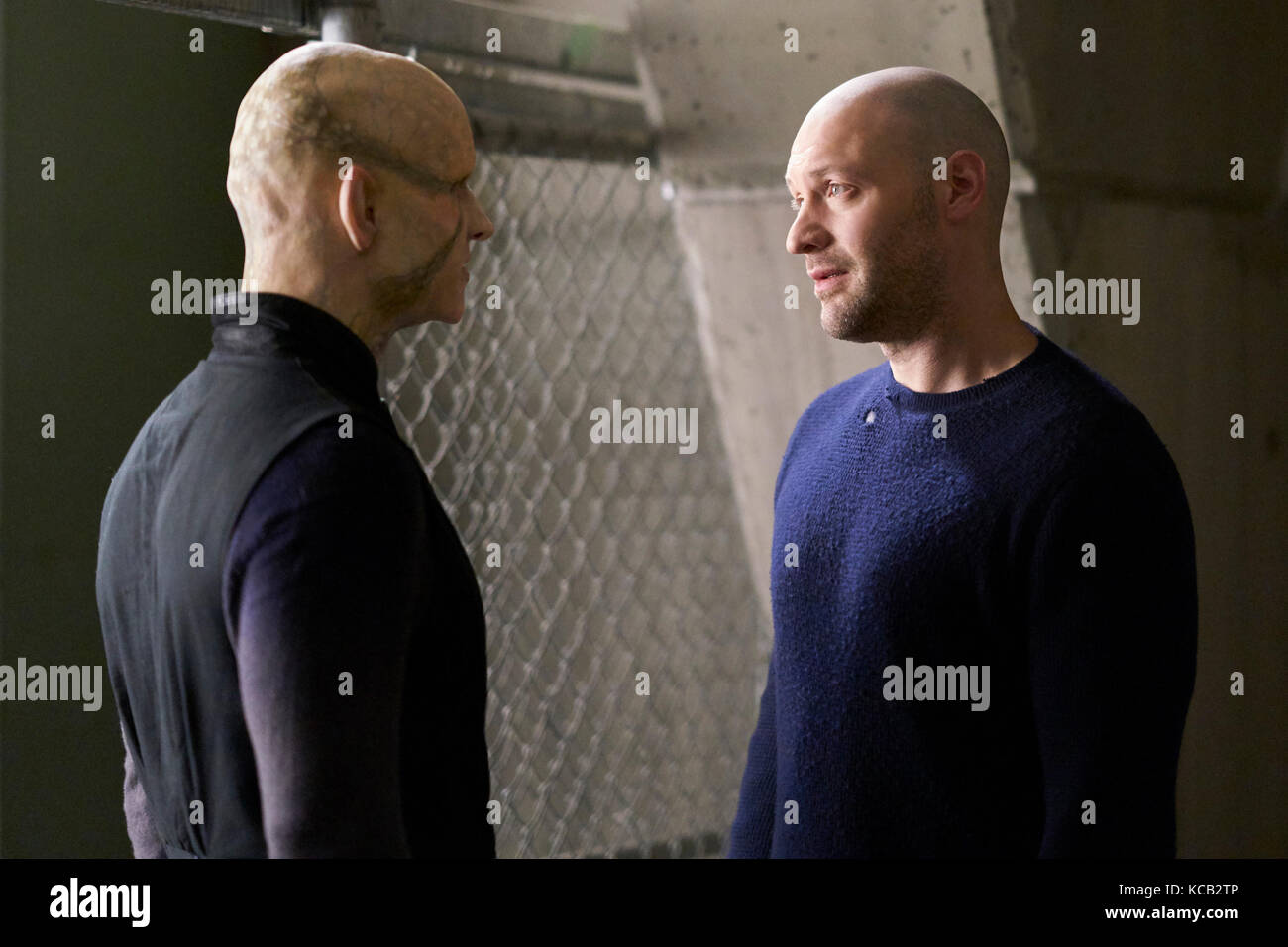 THE STRAIN, l-r: Rupert Penry-Jones, Corey Stoll in 'The Traitor ...