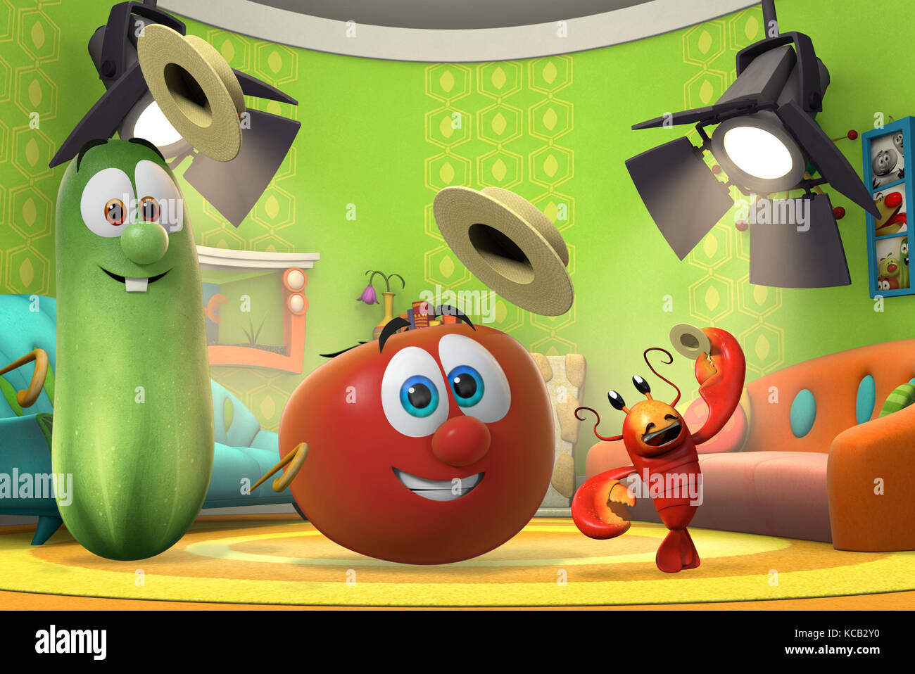 Larry The Cucumber And Bob The Tomato