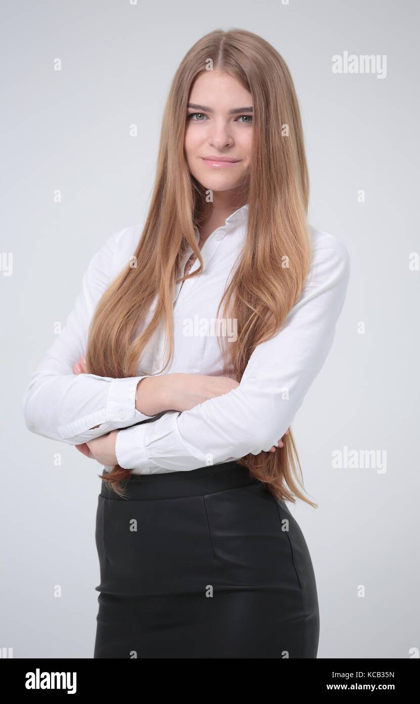 portrait of a successful female Manager Stock Photo - Alamy