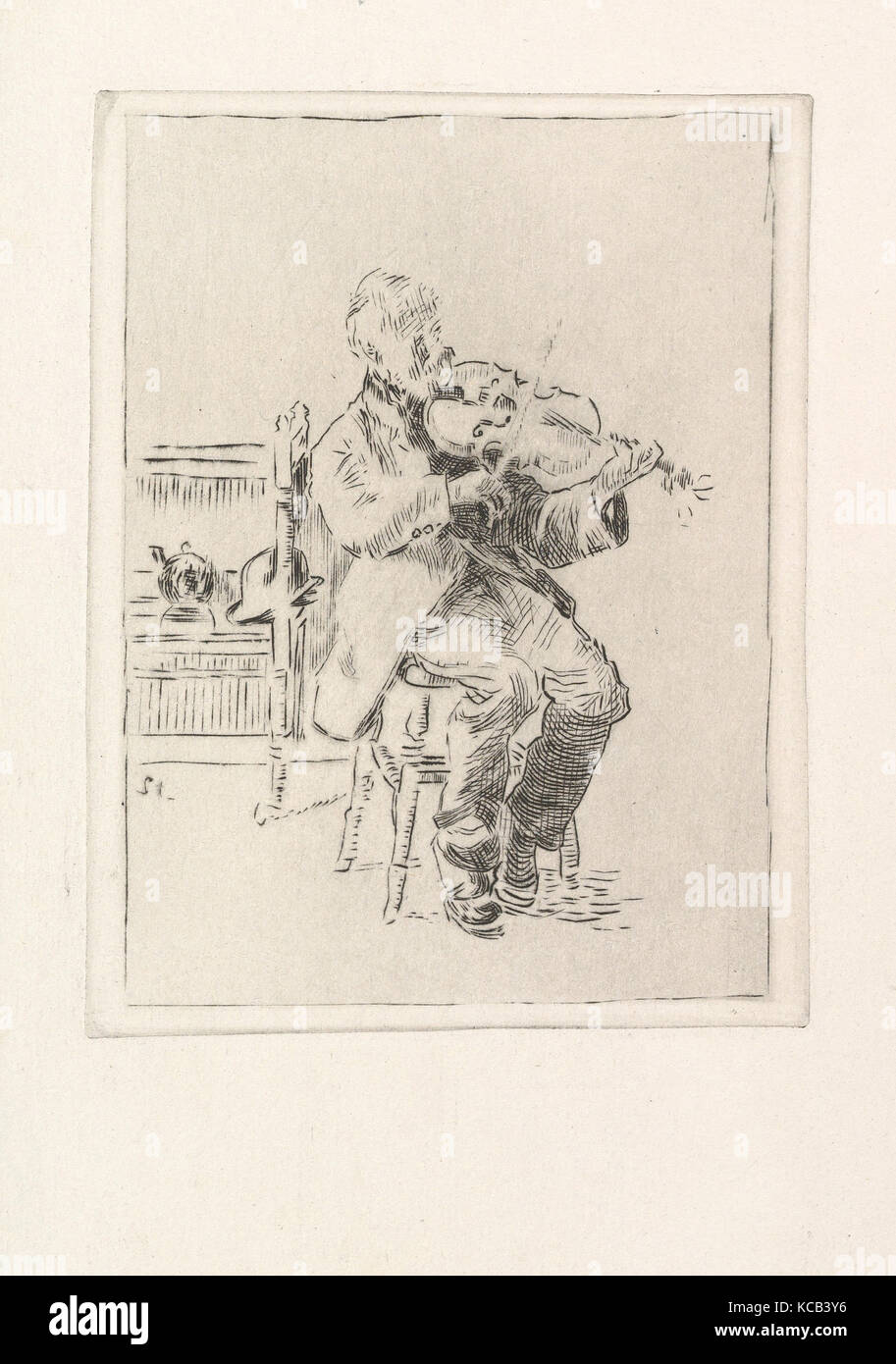 The Old Fiddler (The Small Plate), Walter Richard Sickert, ca. 1919 ...