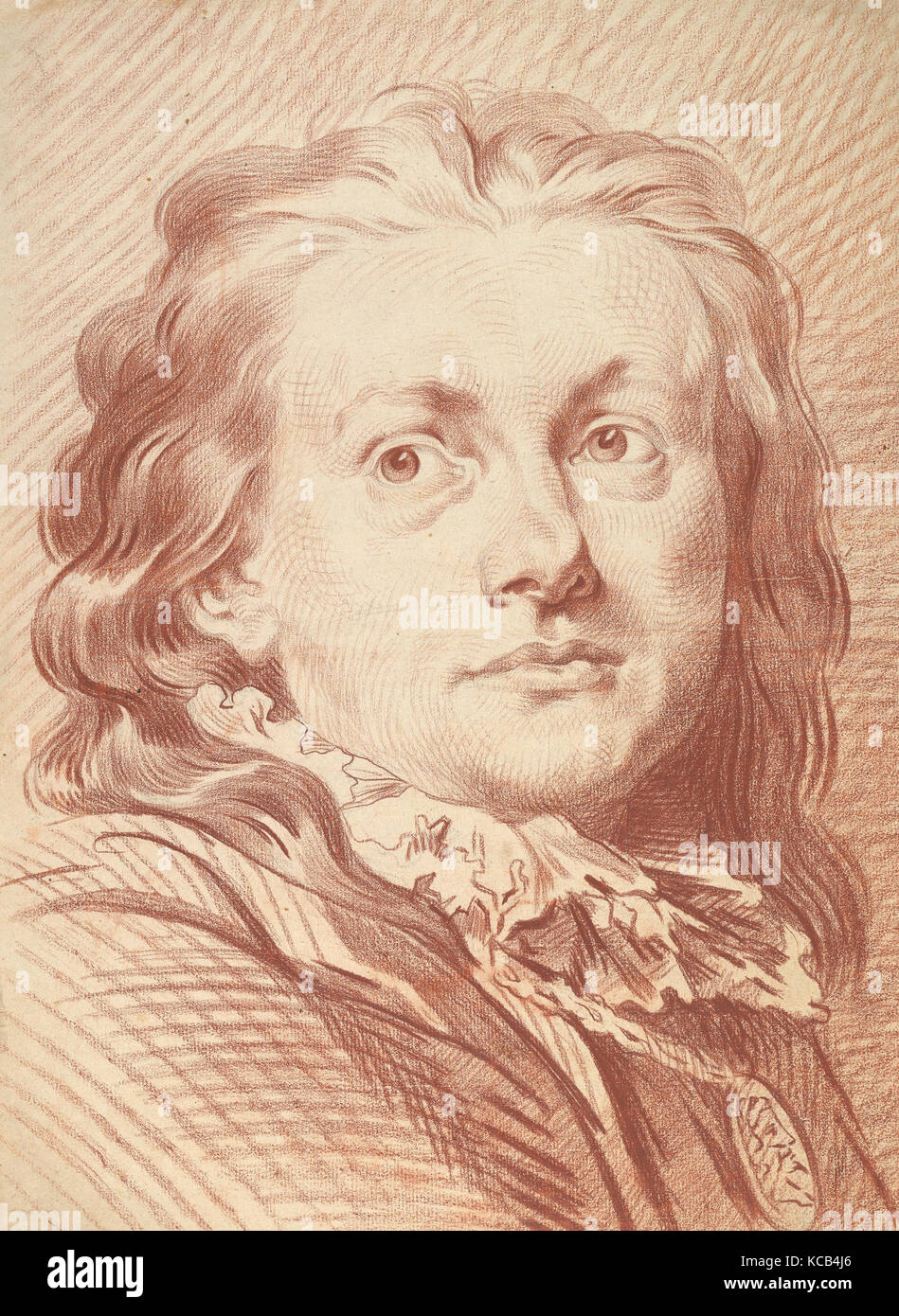 Head of a Man, Attributed to Jakob Matthias Schmutzer, 1765–1810 Stock ...