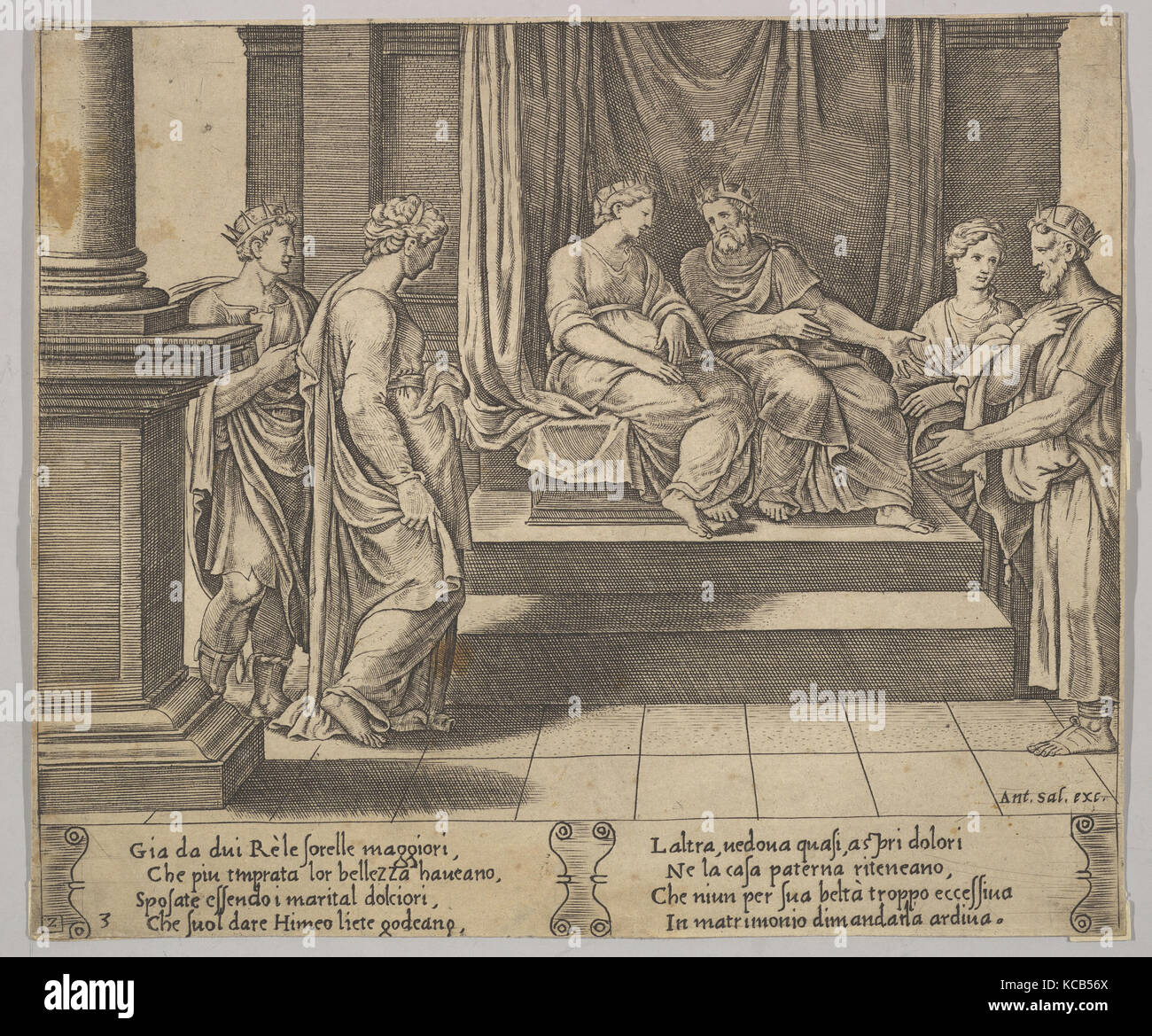 Plate 3: Psyche's two sisters are married to kings, from 'The Fable of ...