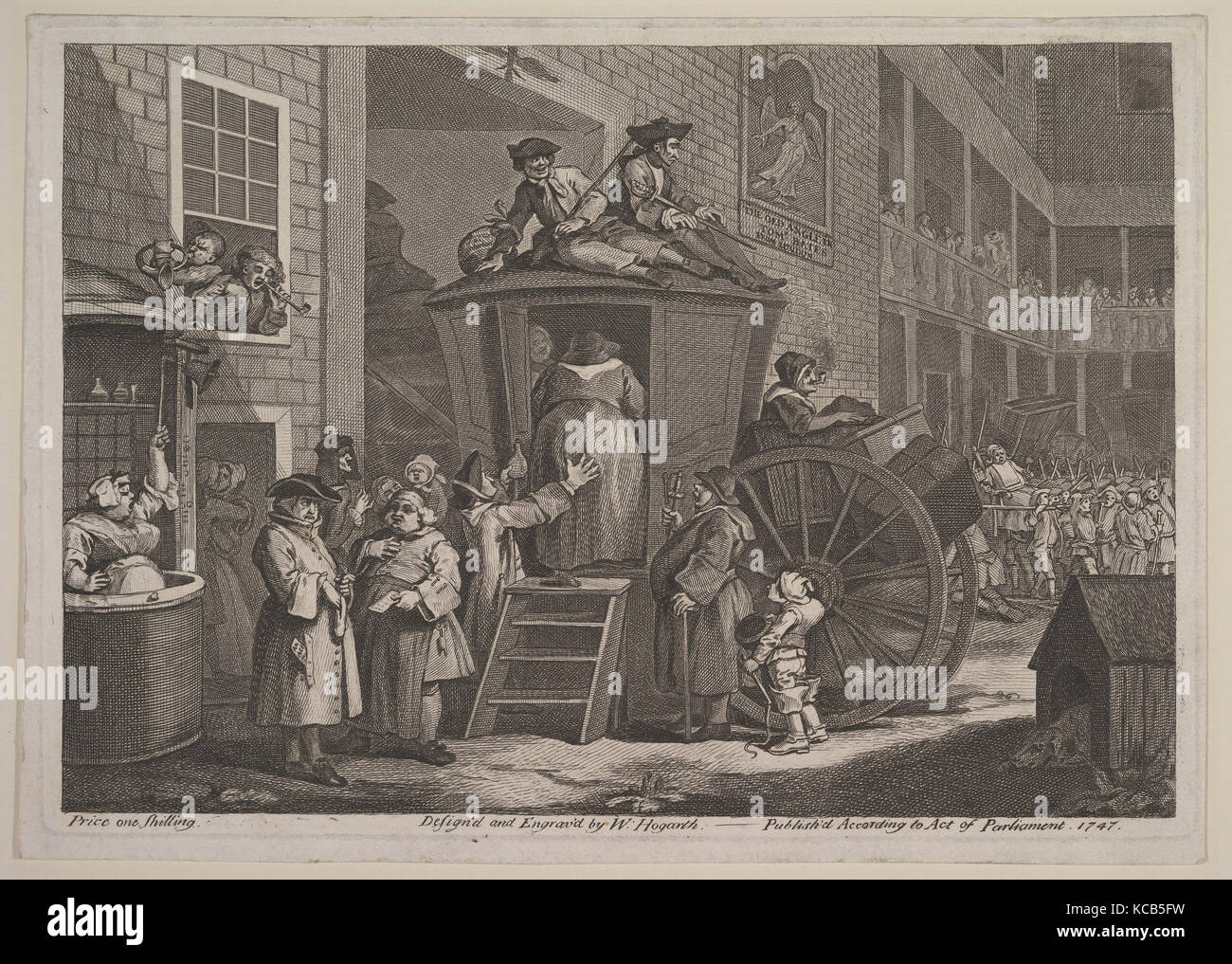 Hogarth the stage coach hi-res stock photography and images - Alamy