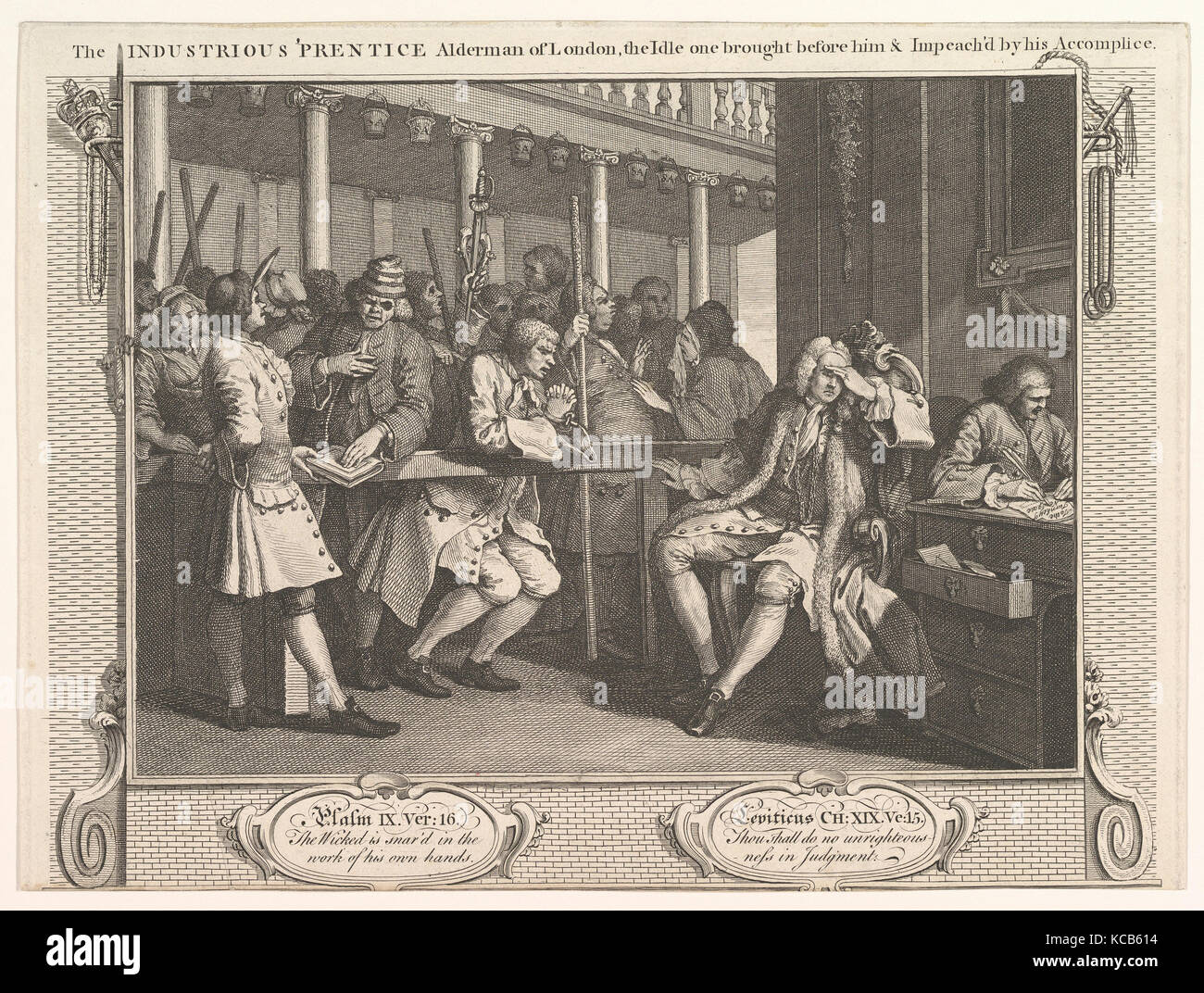 The Industrious 'Prentice Alderman of London, The Idle One Brought ...