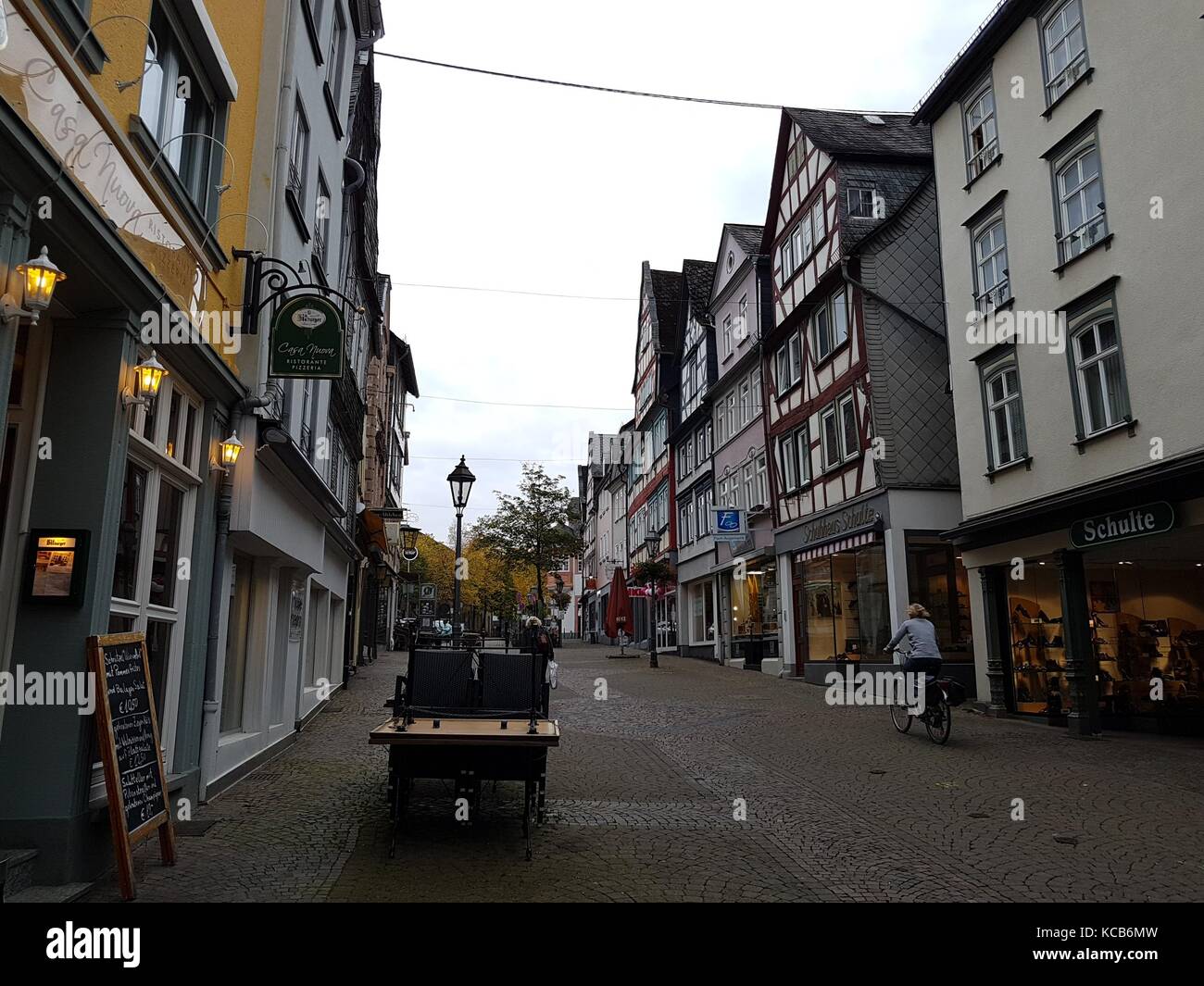 Old german streets hi-res stock photography and images - Alamy