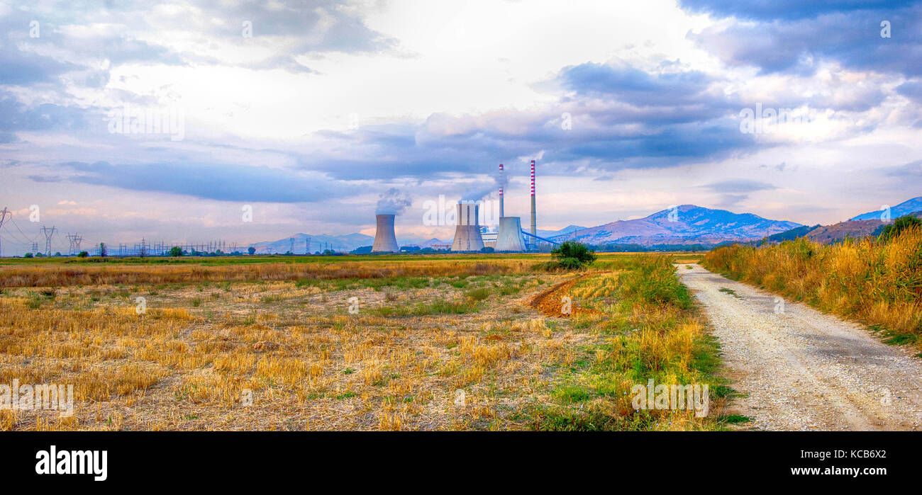 power plant. HDR - high dynamic range image Stock Photo - Alamy