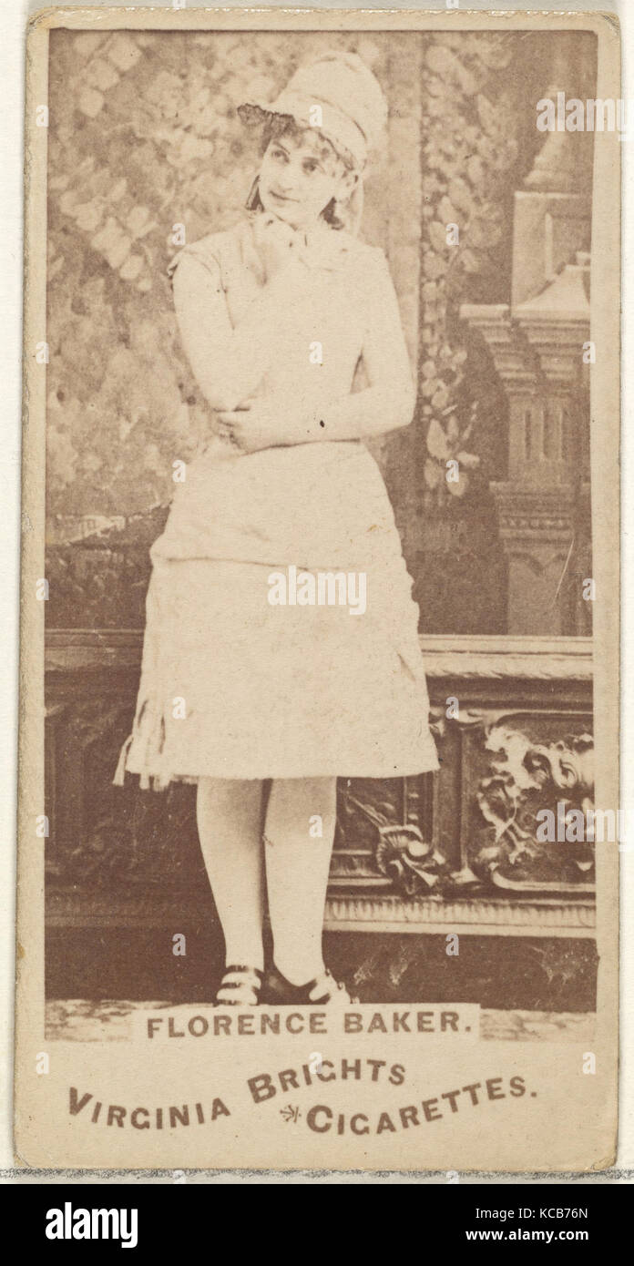 Florence Baker, from the Actors and Actresses series (N45, Type 1) for ...