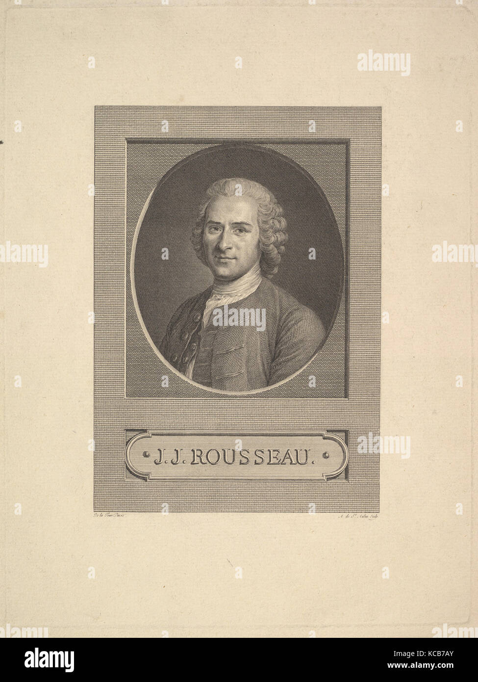 Jean jacques rousseau maurice quentin hi-res stock photography and ...