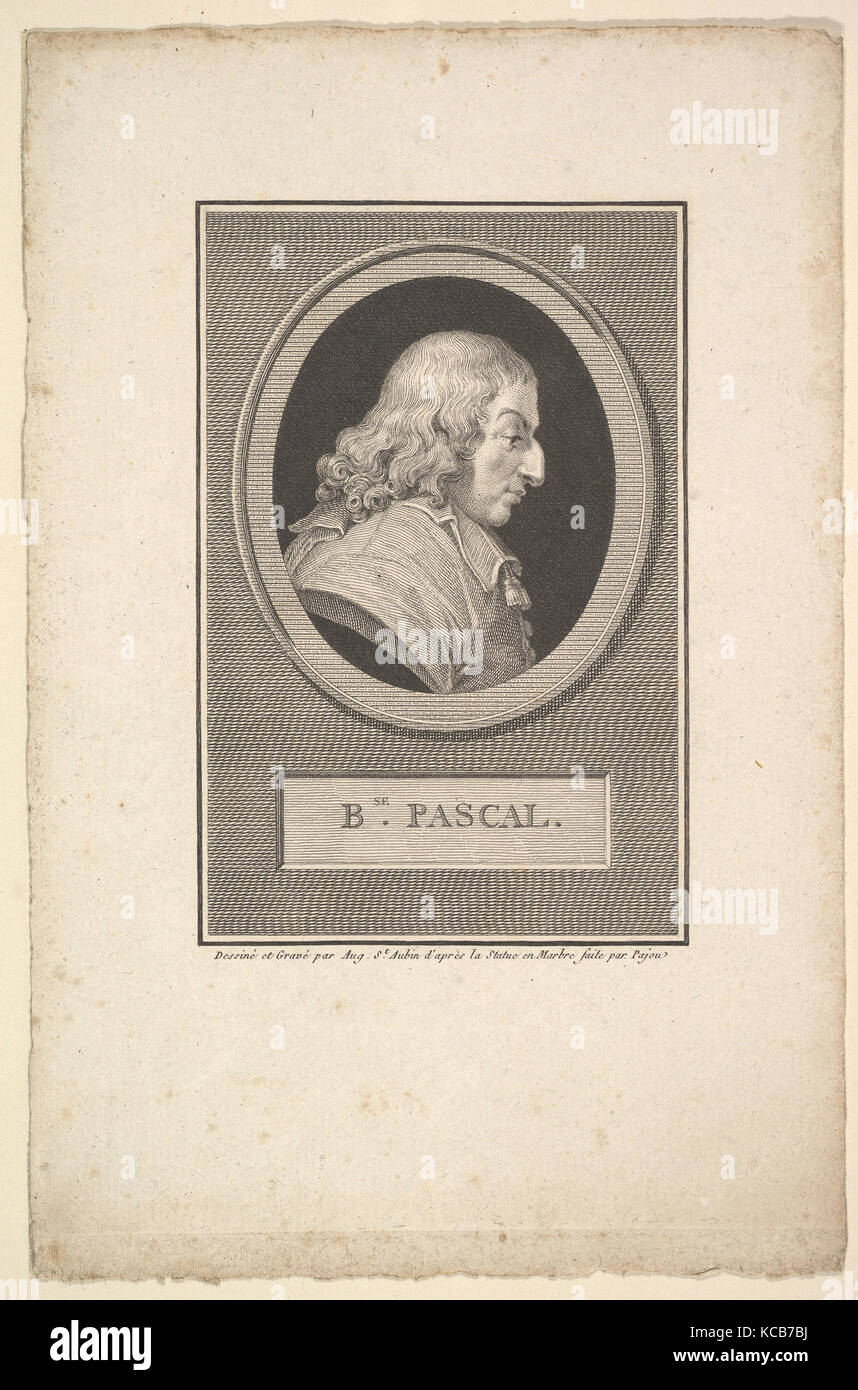 Blaise pascal portrait hi-res stock photography and images - Alamy
