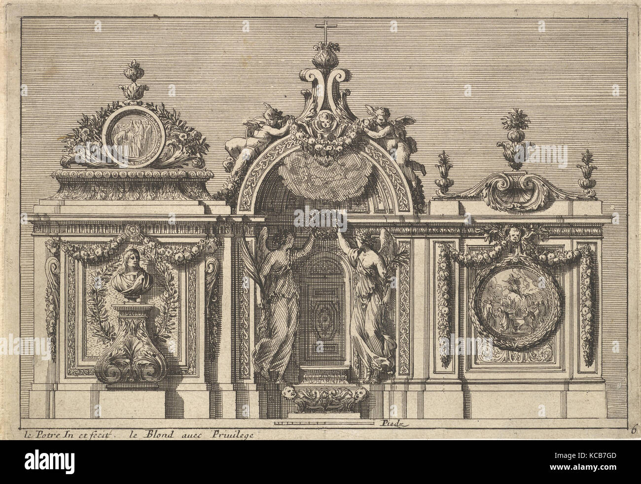 Design for a Tabernacle with Two Variants, from: Tabernacles à l ...