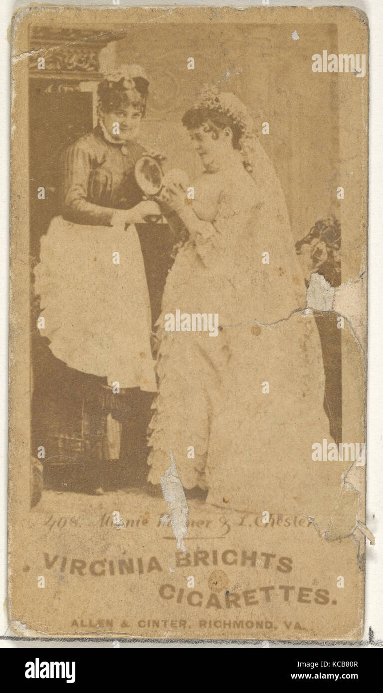 Card 408, Minnie Palmer and L. Chester, from the Actors and Actresses ...