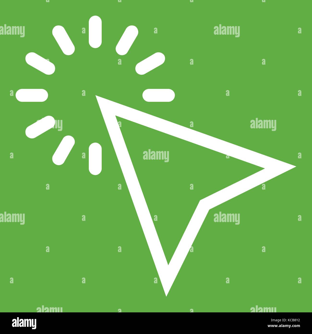 Green button showing arrow sign Stock Vector Images - Alamy