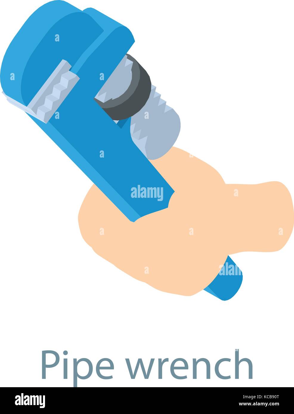 Pipe wrench icon, isometric 3d style Stock Vector Image & Art - Alamy