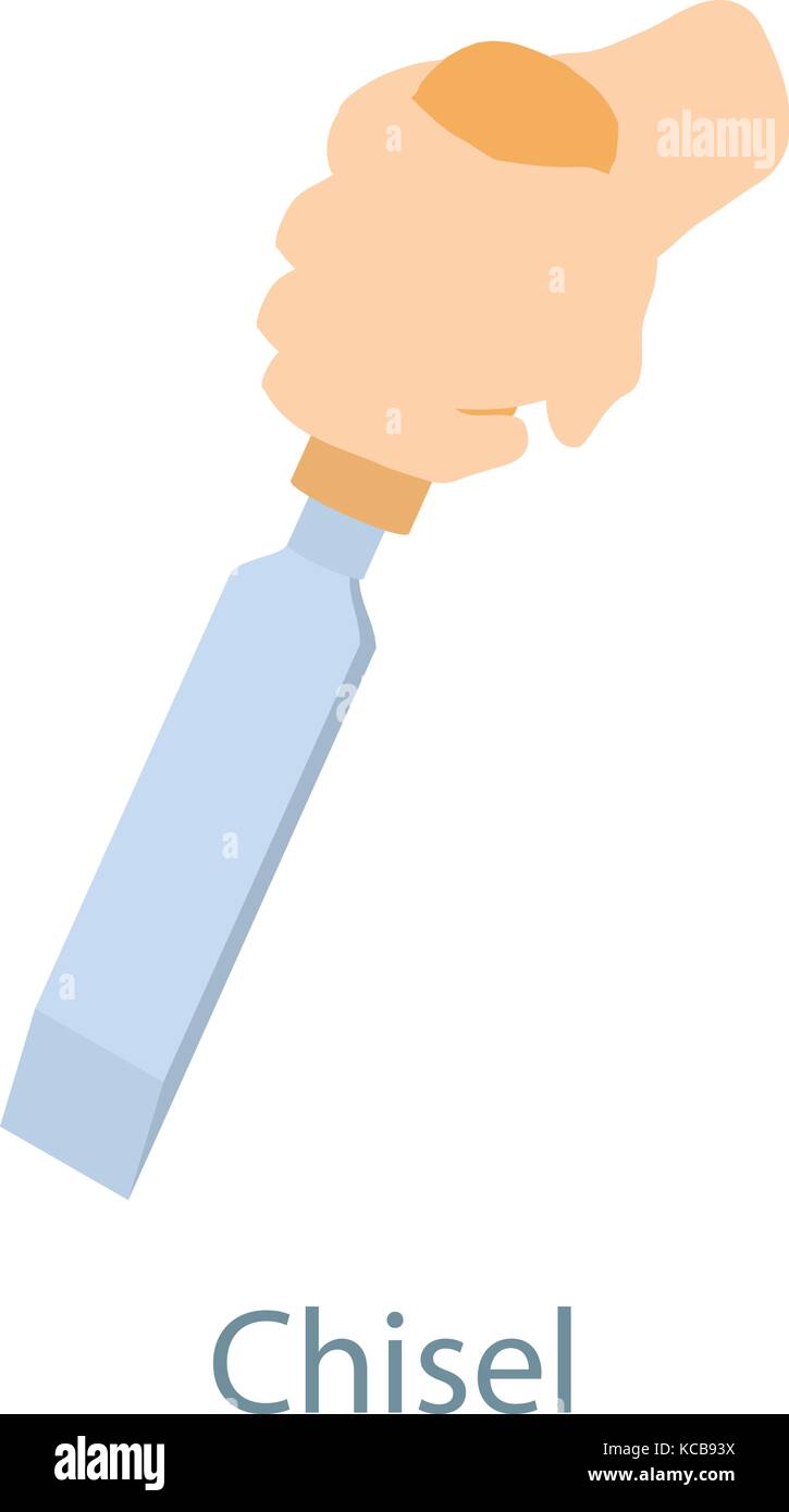 Chisel icon, isometric 3d style Stock Vector Image & Art - Alamy