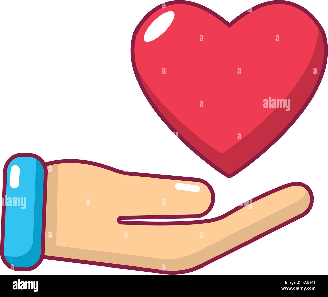 Donate icon, cartoon style Stock Vector Image & Art - Alamy