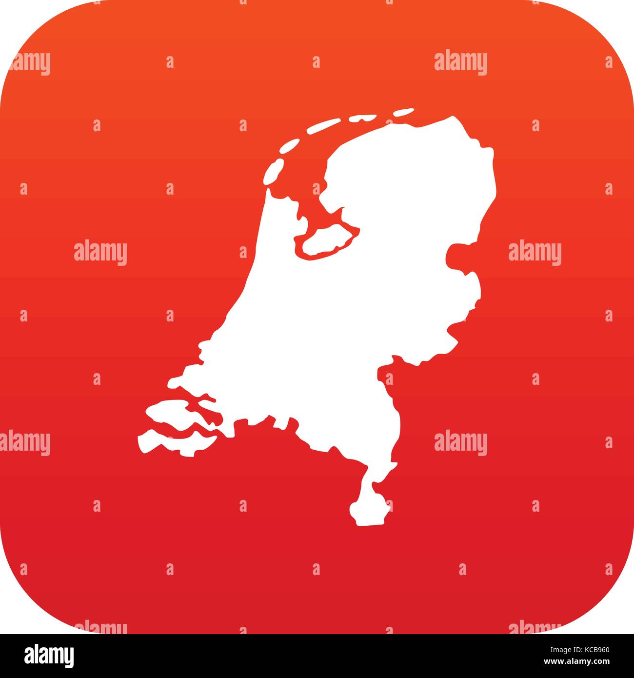 Rotterdam map holland boundary hi-res stock photography and images - Alamy