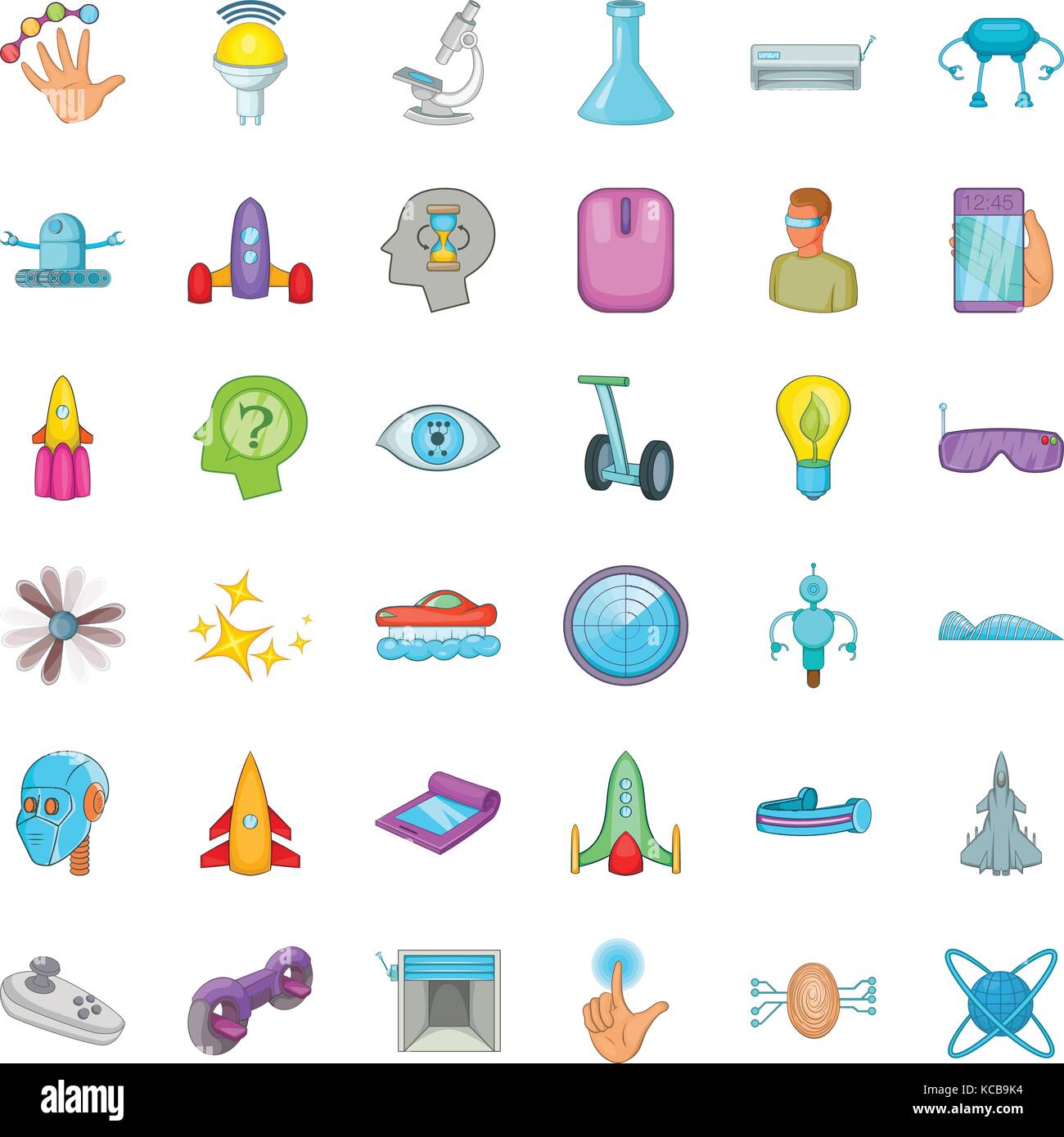 Device icons set, cartoon style Stock Vector Image & Art - Alamy