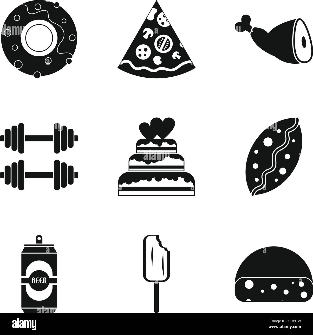 Thermal unit icons set, simple style Stock Vector Image & Art - Alamy