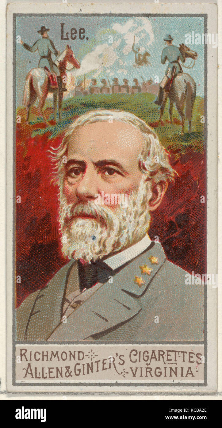 Robert Edward Lee, from the Great Generals series (N15) for Allen ...